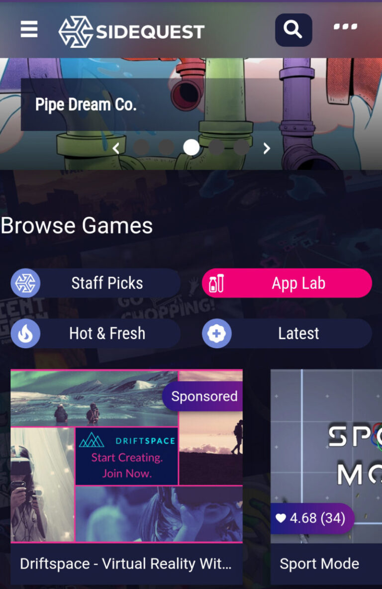 App Labの使い方 | オキュラスストア外アプリのおすすめゲーム